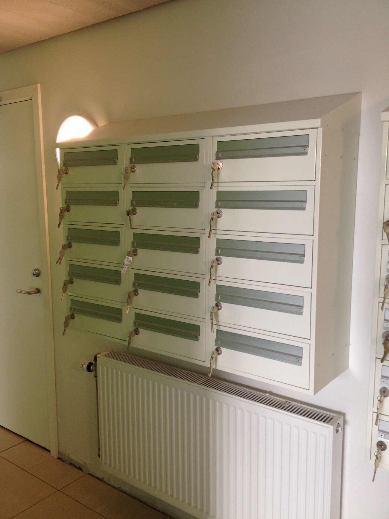 Postkasseanlæg | Postkasse m 5 indkast | Vikingposten